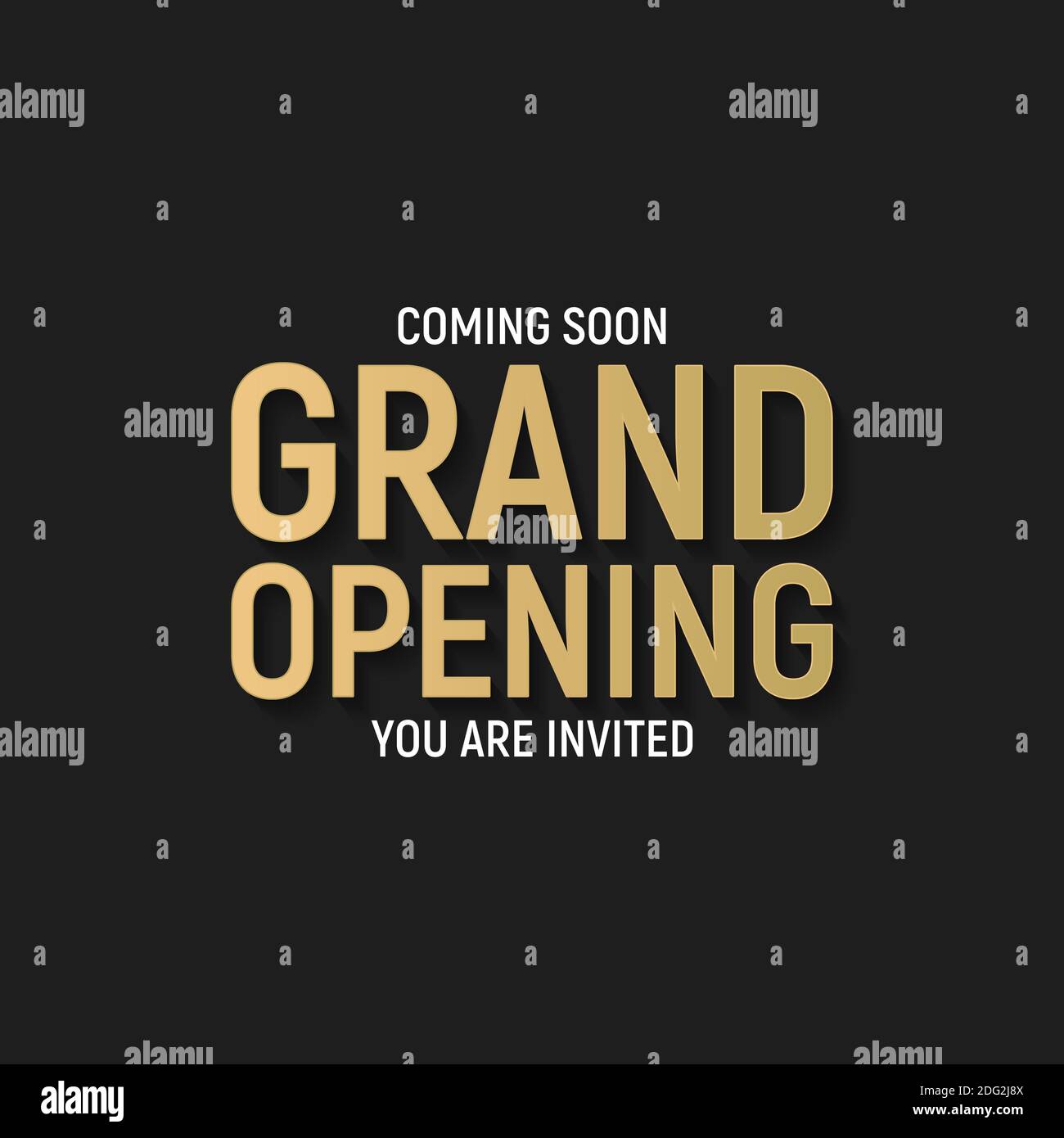 Grand opening concept. Illustration Stock Photo - Alamy