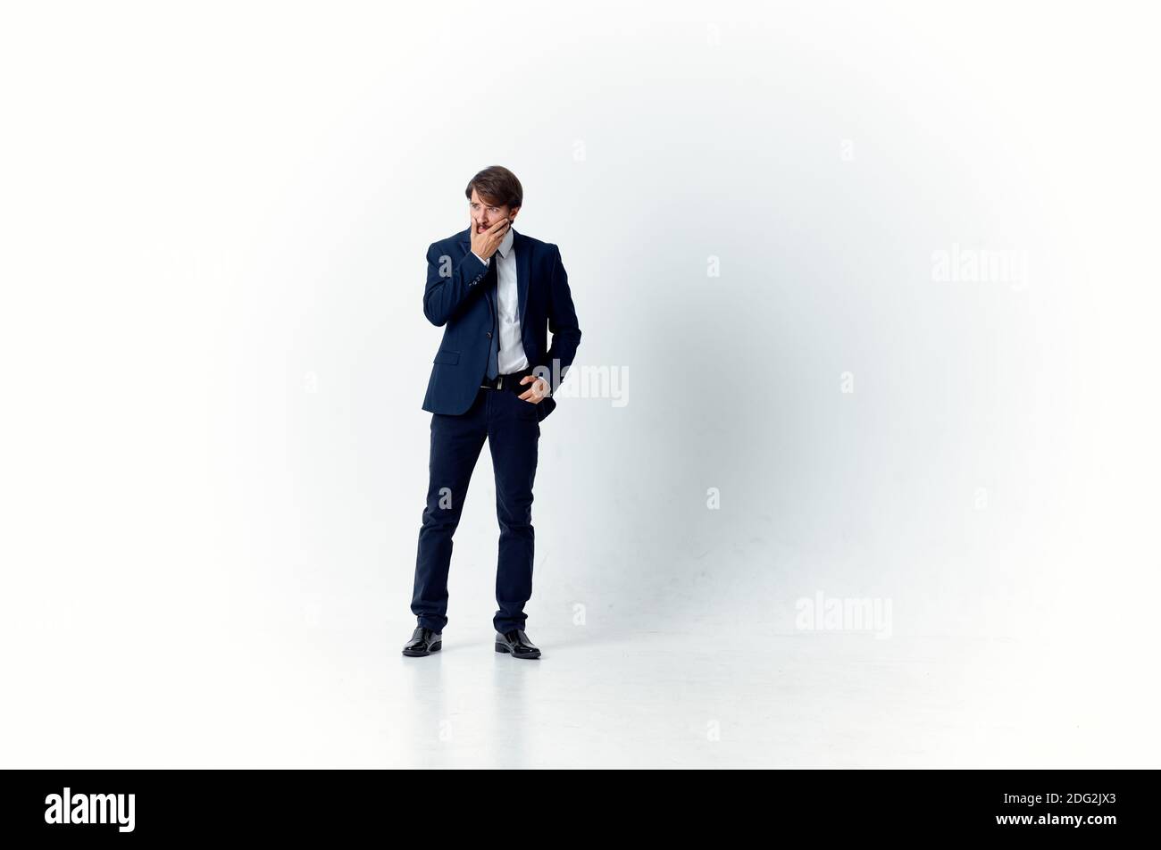 man in suit executive self-confidence manager professional Stock Photo ...