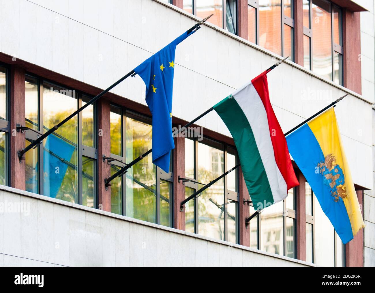 Office flags hi-res stock photography and images - Alamy