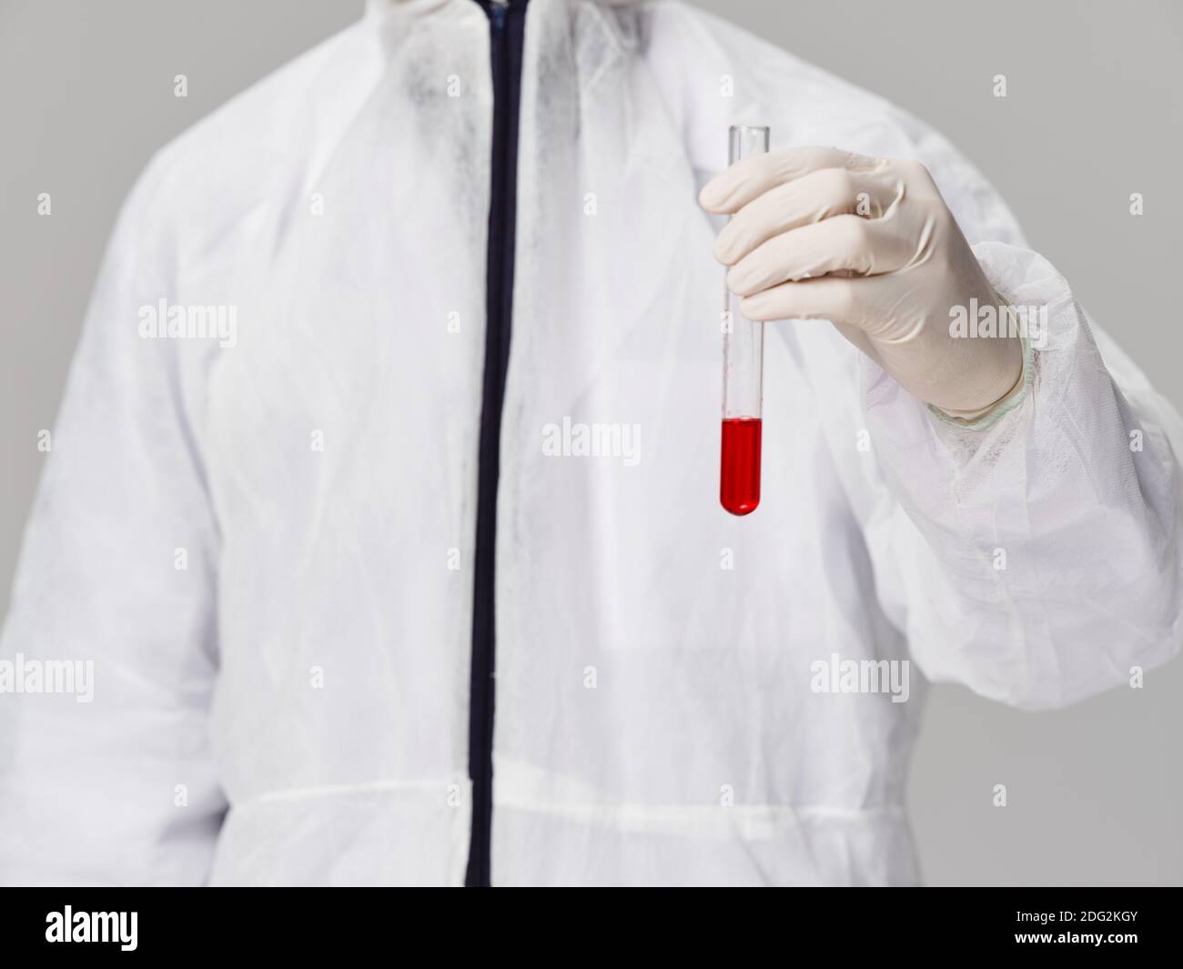 Laboratory blood test research drug development gray background Stock ...