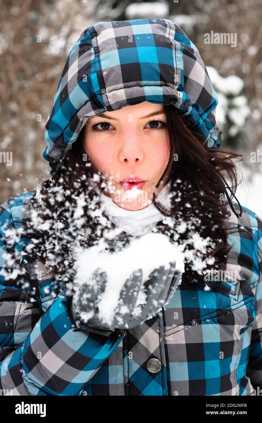 Scarf Wind Hand High Resolution Stock Photography and Images - Alamy
