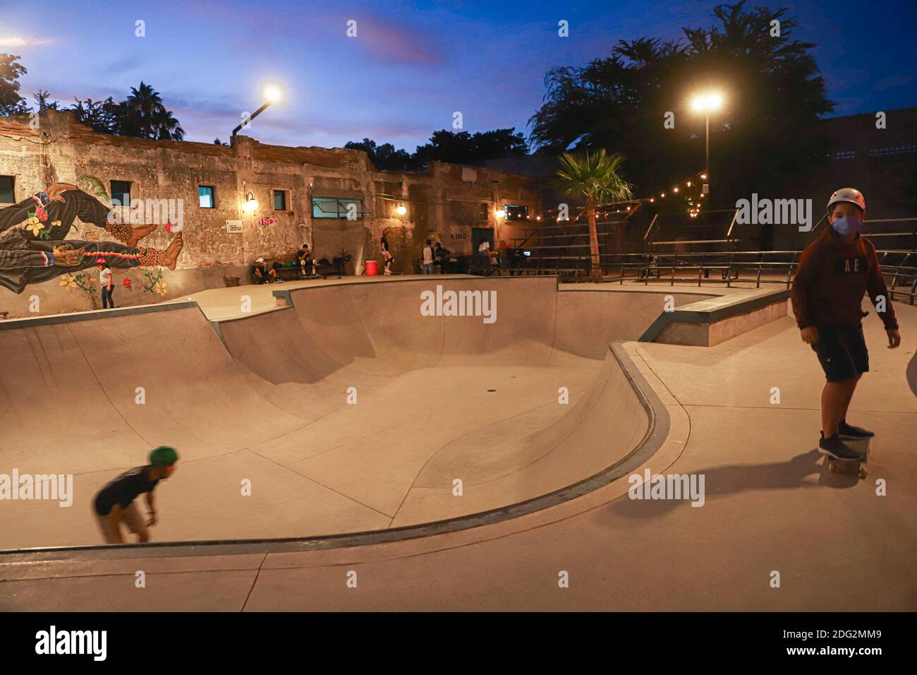 Skating area at Parque La Ruina in Hermosillo, Sonora Mexico. © (Photo ...