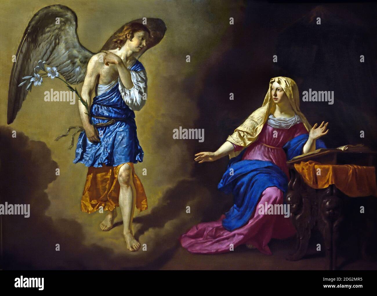 The Annunciation to the Virgin 1667 by Adriaen van de Velde 1636 - 1672 ...