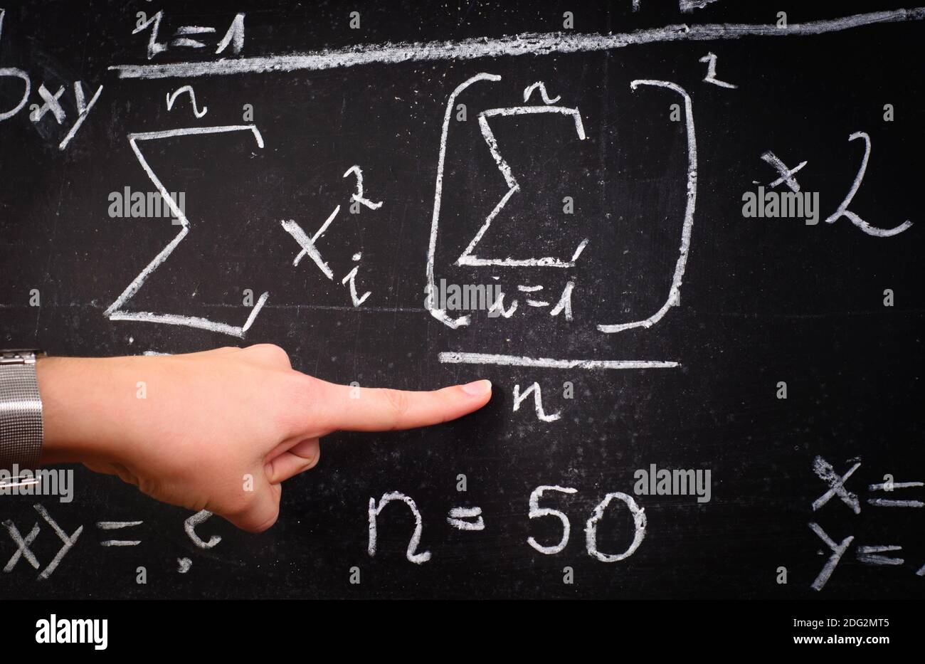 Mathematics writing formulas hi-res stock photography and images - Alamy