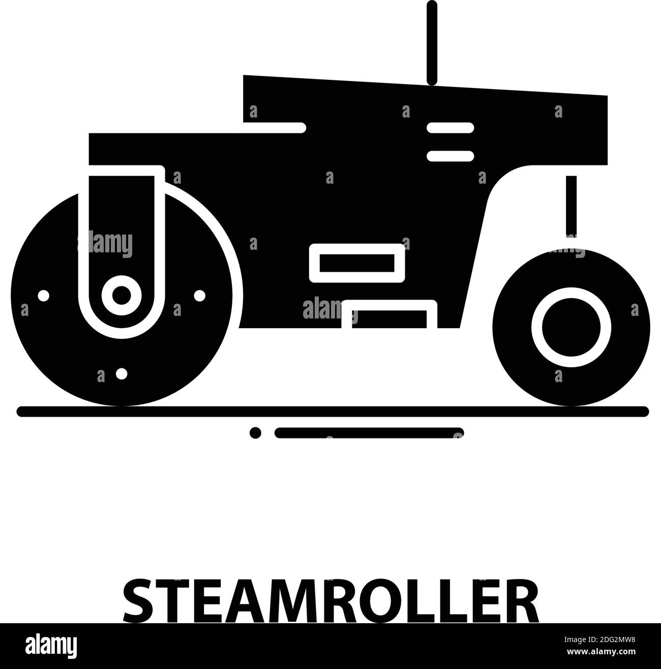 Steamroller illustration hi-res stock photography and images - Alamy