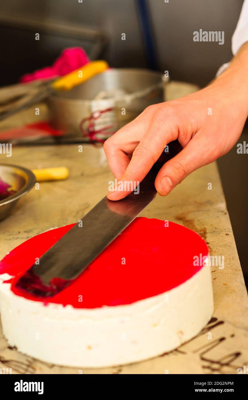 Hand cake hi-res stock photography and images - Alamy