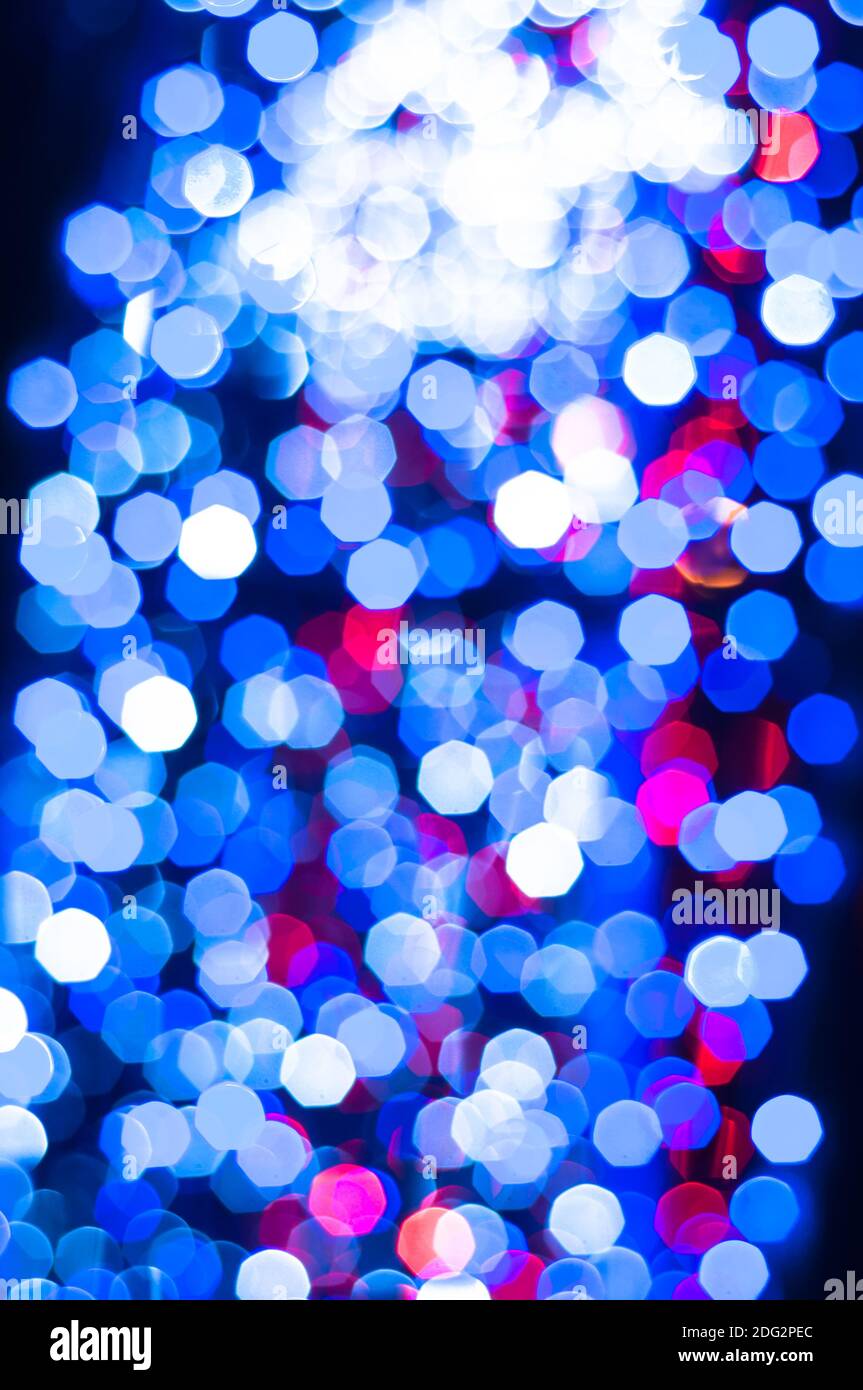 White and blue lights hi-res stock photography and images - Alamy