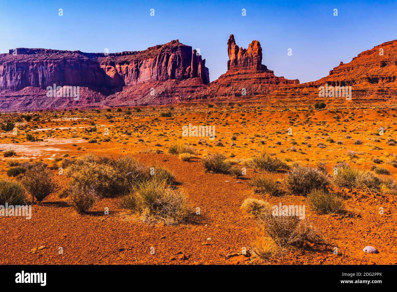 Colorful Sitting Hen Butte Rock Formation Canyon Face Cliff Desert ...