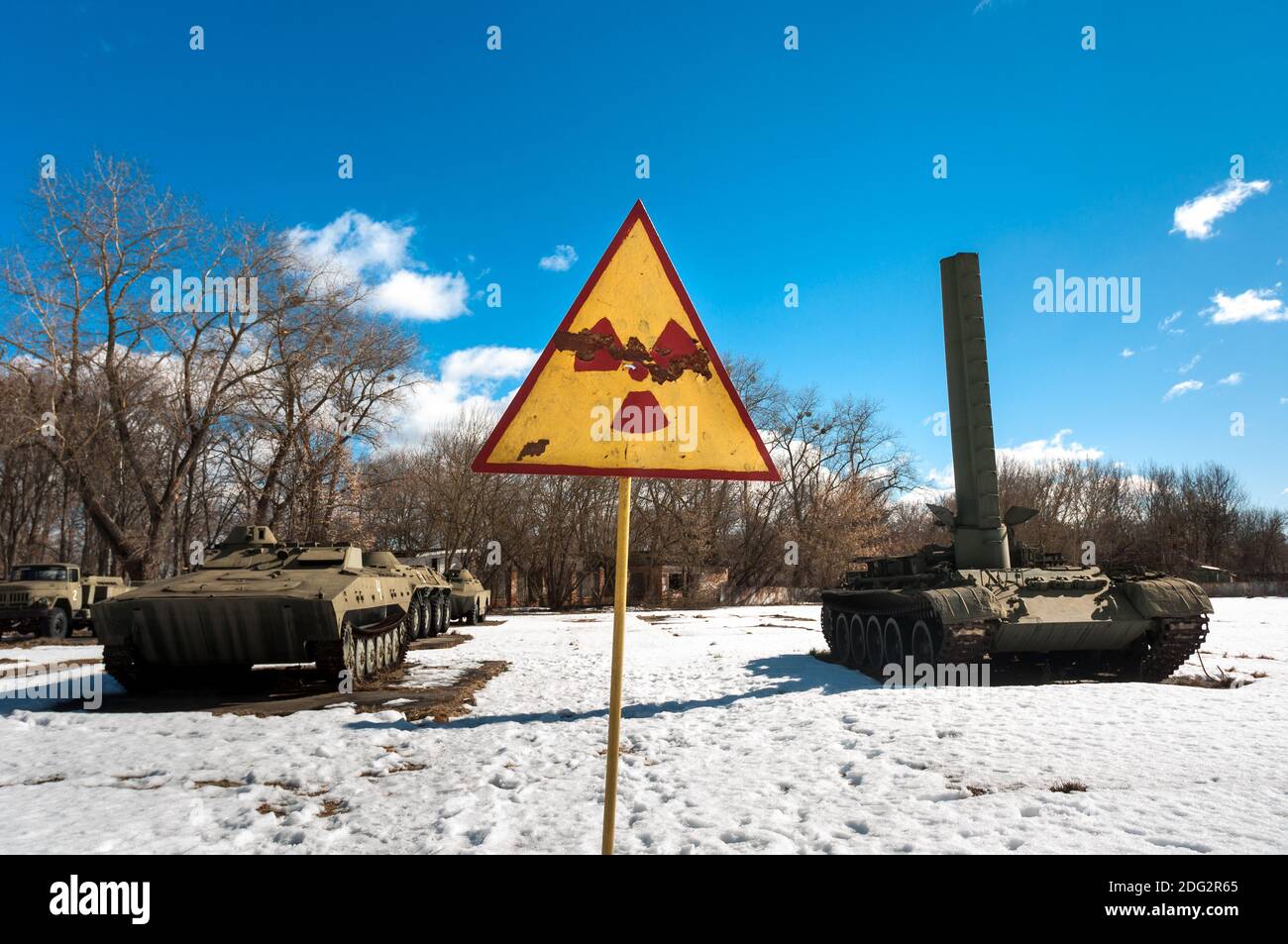 Chernobyl radioactive danger sign hi-res stock photography and images ...