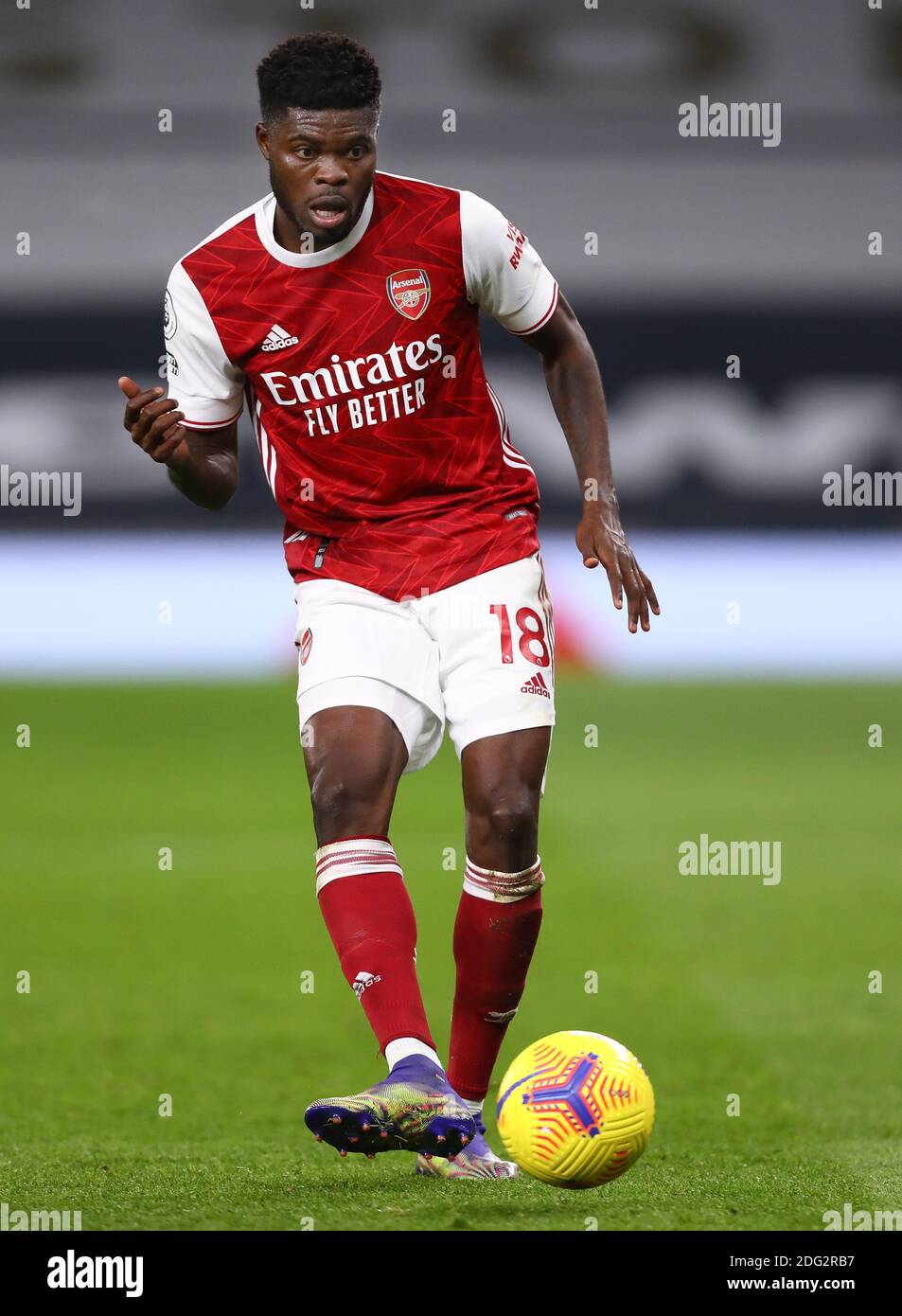 Thomas Partey of Arsenal - Tottenham Hotspur v Arsenal, Premier League ...