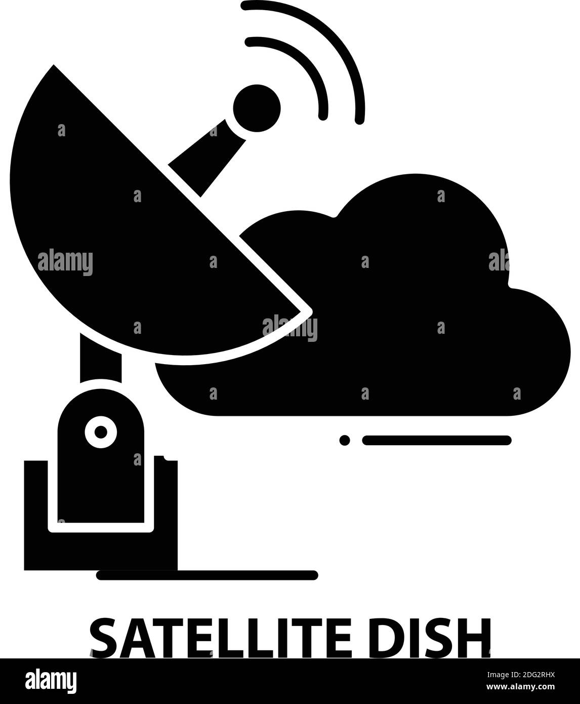 Large Satellite Dish Stock Vector Images - Alamy
