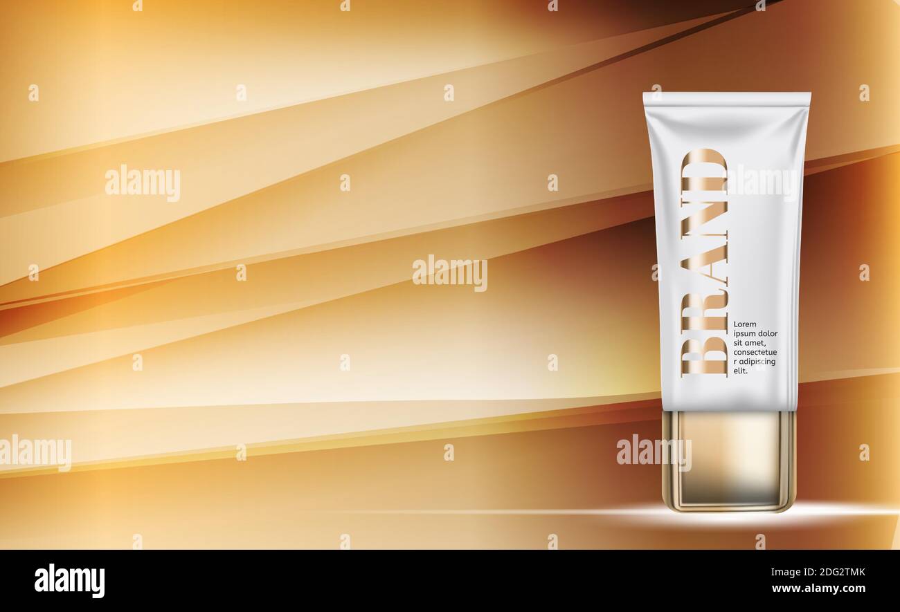 Design Cosmetics Product Powder Template for Ads or Magazine Background ...