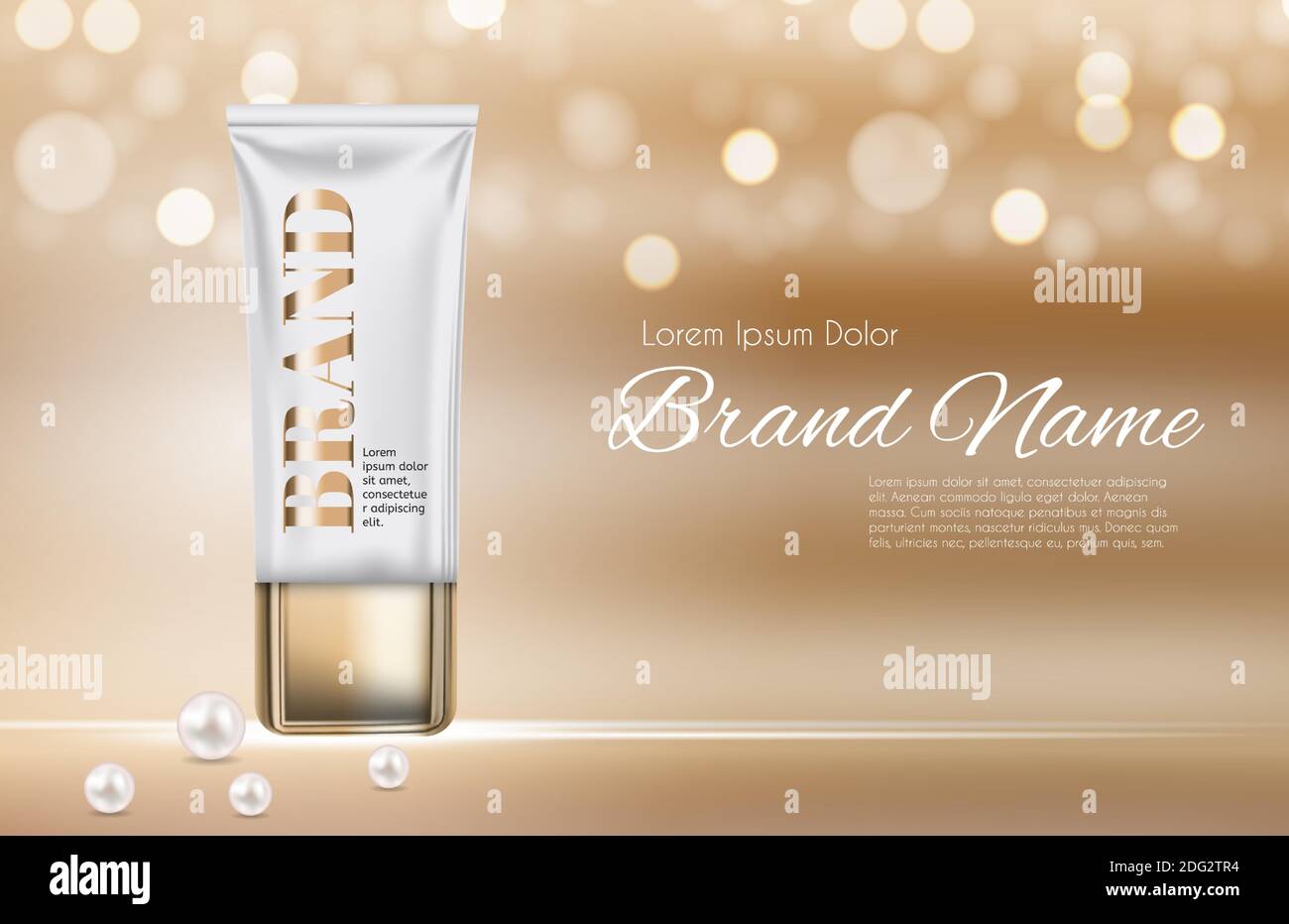 Design Cosmetics Product Powder Template for Ads or Magazine Background ...