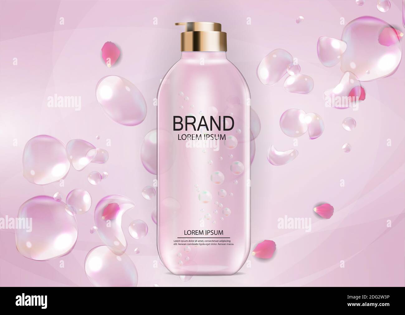 Design Cosmetics Product Powder Template for Ads or Magazine Background ...