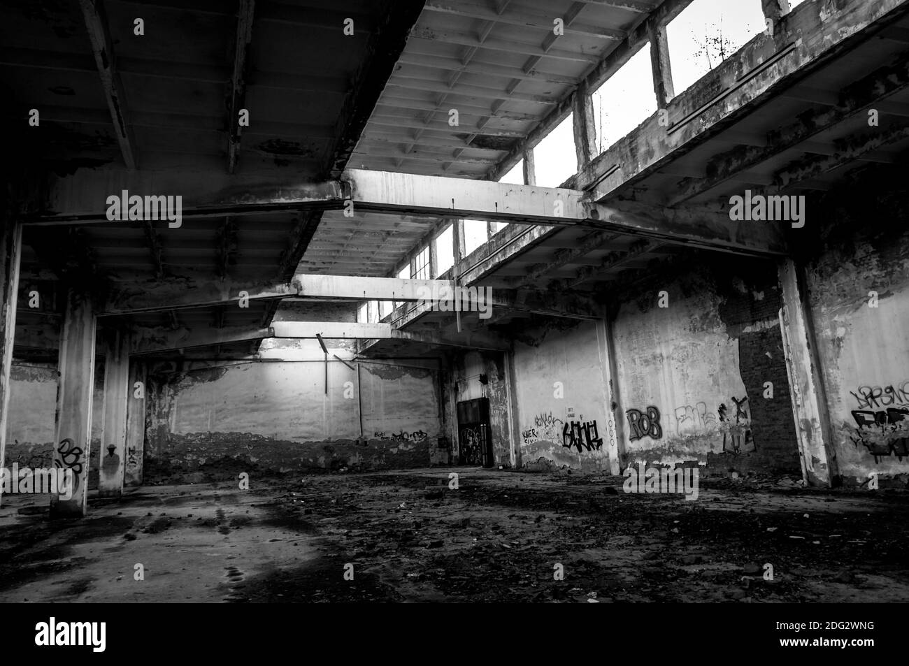 Abstract industrial factory abandoned hi-res stock photography and ...