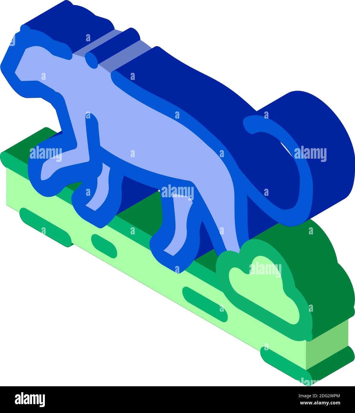 lion wild animal isometric icon vector illustration Stock Vector Image ...