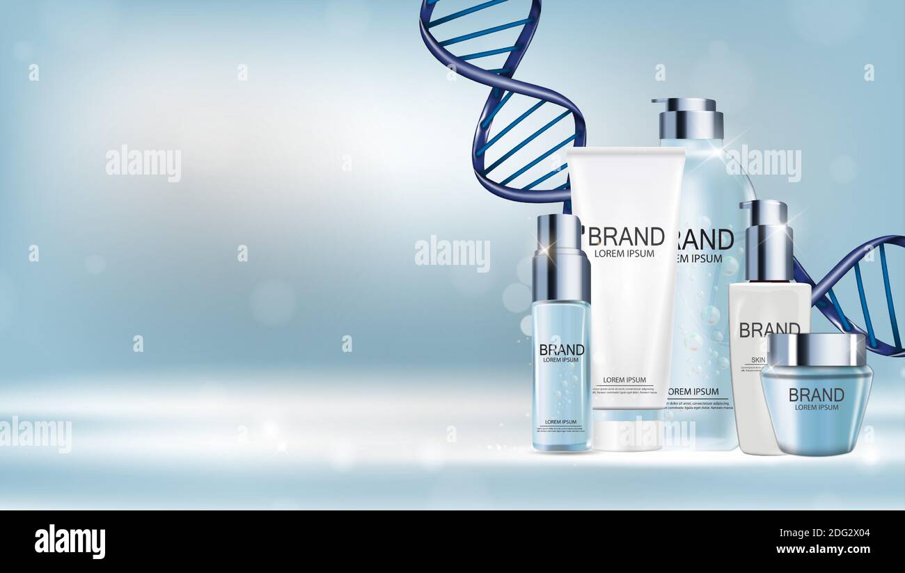 Design Cosmetics Product Powder Template for Ads or Magazine Background ...