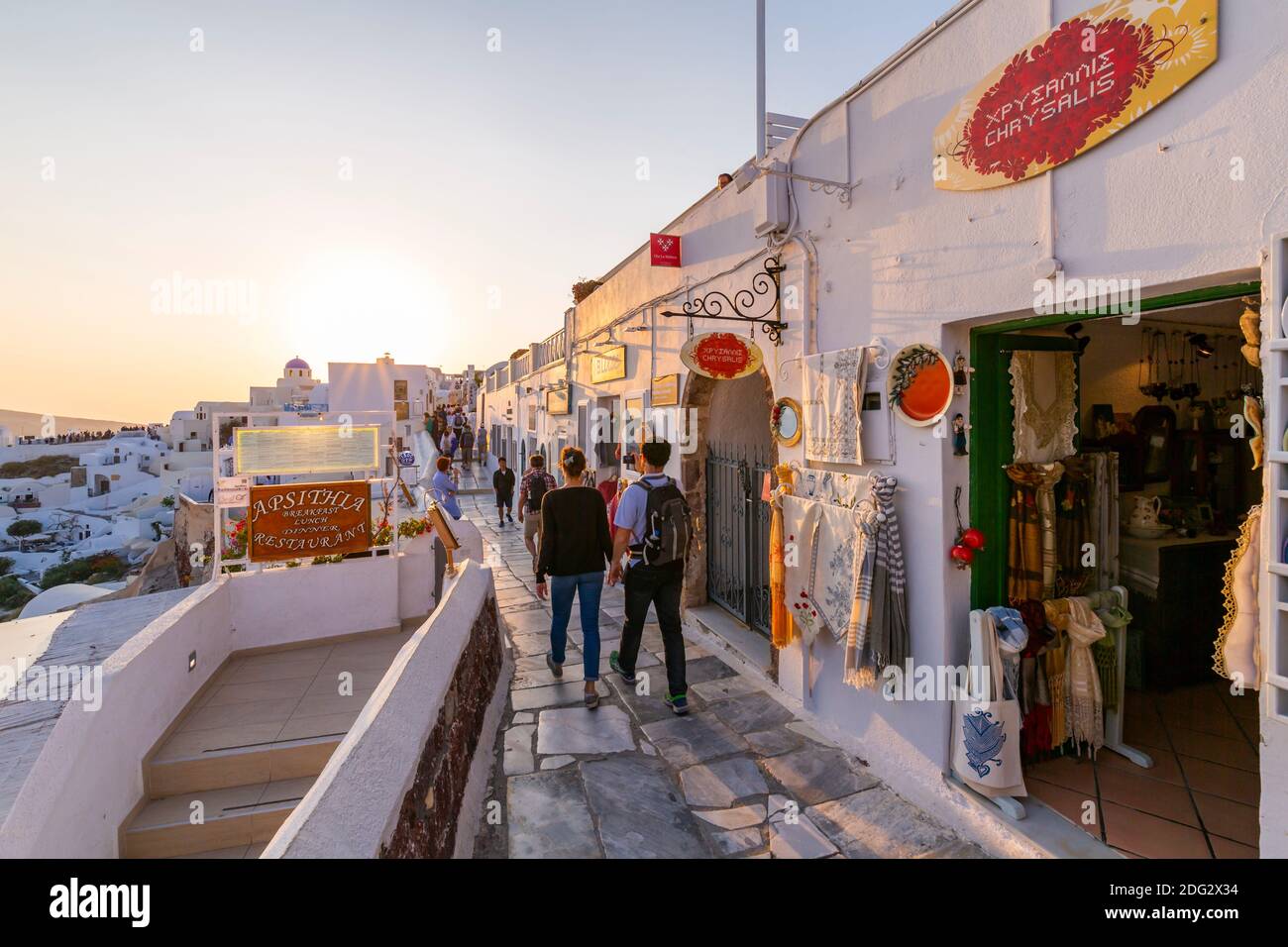 Thira santorini greece shops hi-res stock photography and images - Alamy