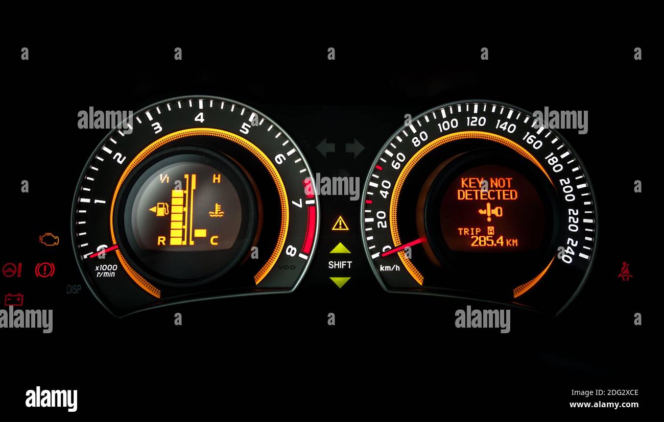 Dashboard speed meter hi-res stock photography and images - Alamy