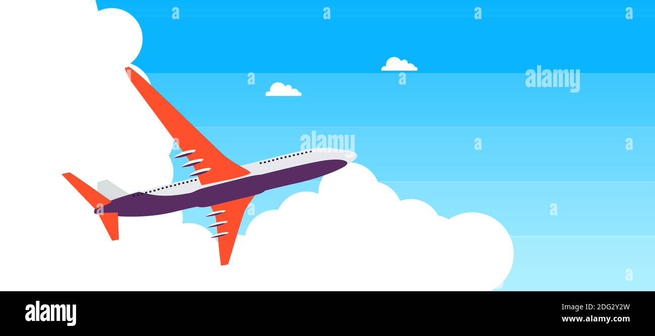 Abstract Airplane Transportation Background. Illustration Stock Photo ...