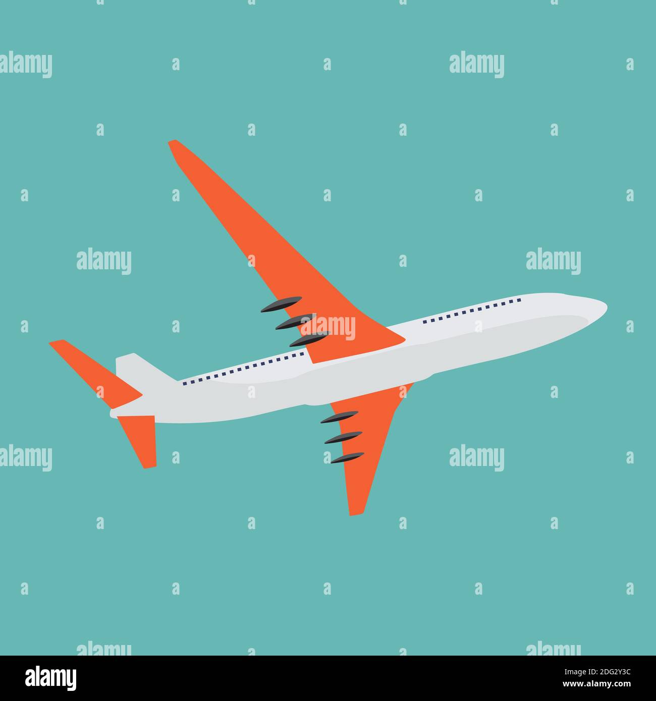 Abstract Airplane Transportation Background. Illustration Stock Photo ...