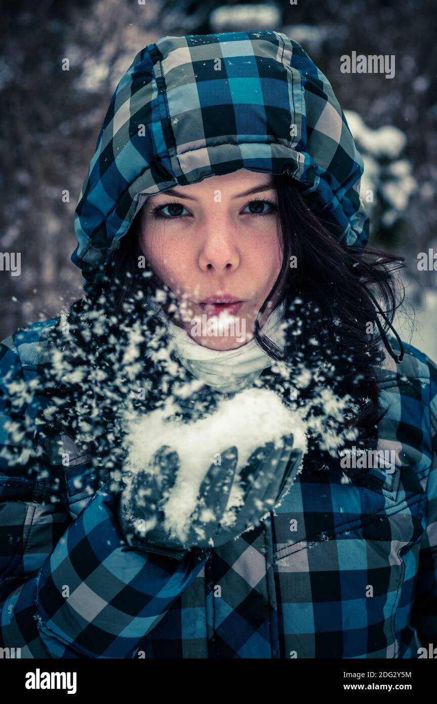 Scarf Wind Hand High Resolution Stock Photography and Images - Alamy