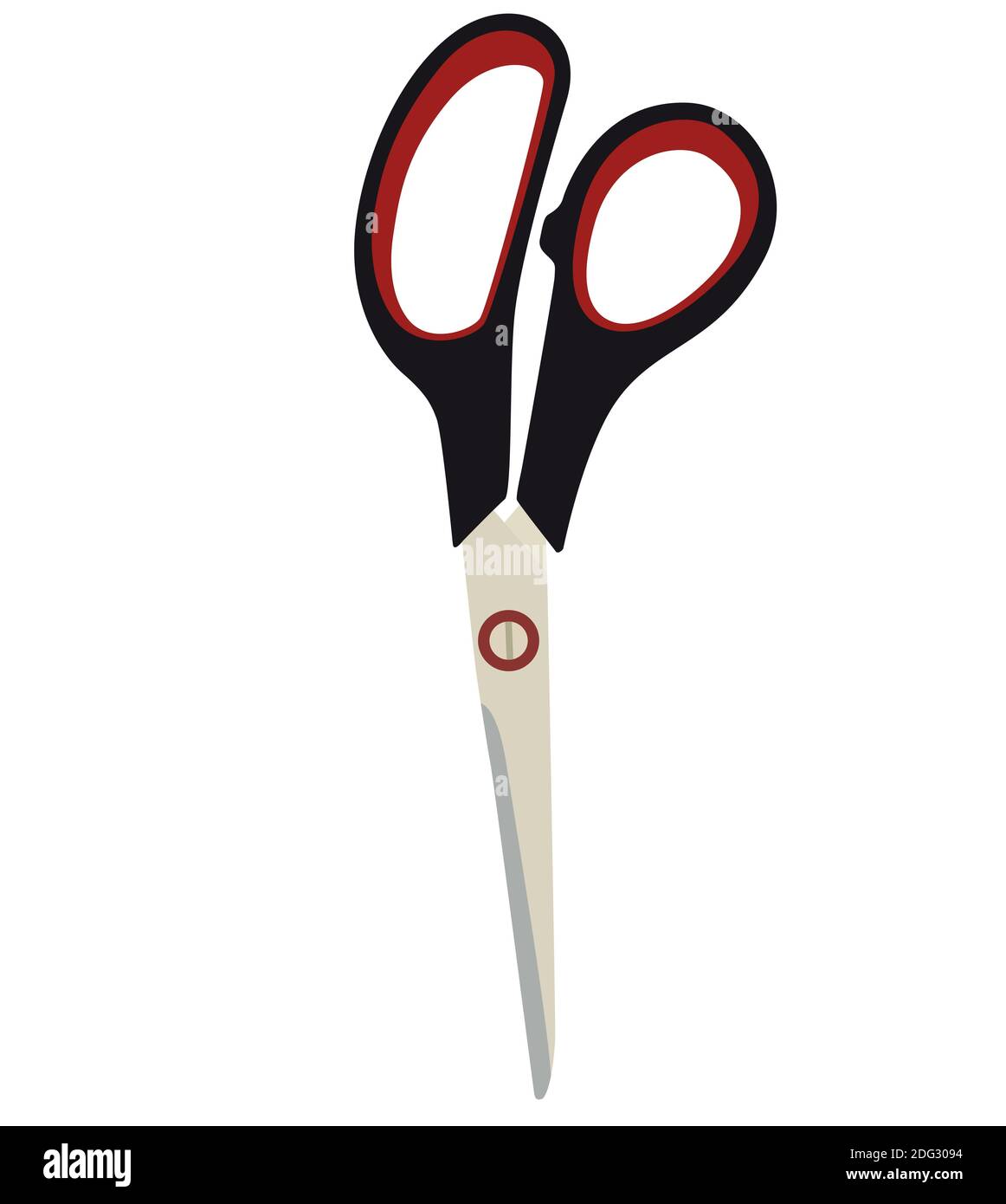 Scissors Icon isolated on white background. Illustration Stock Photo ...