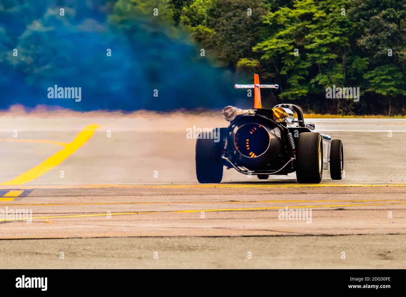 Back of jet car Stock Photo - Alamy