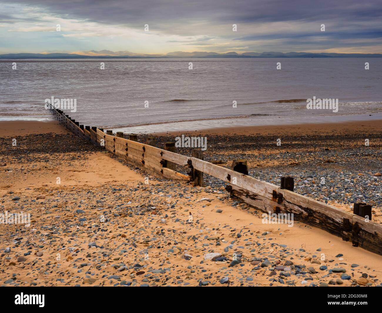 01.12.2020 Rossall Beach, Fleetwood, Lancashire, UK. The four storey ...