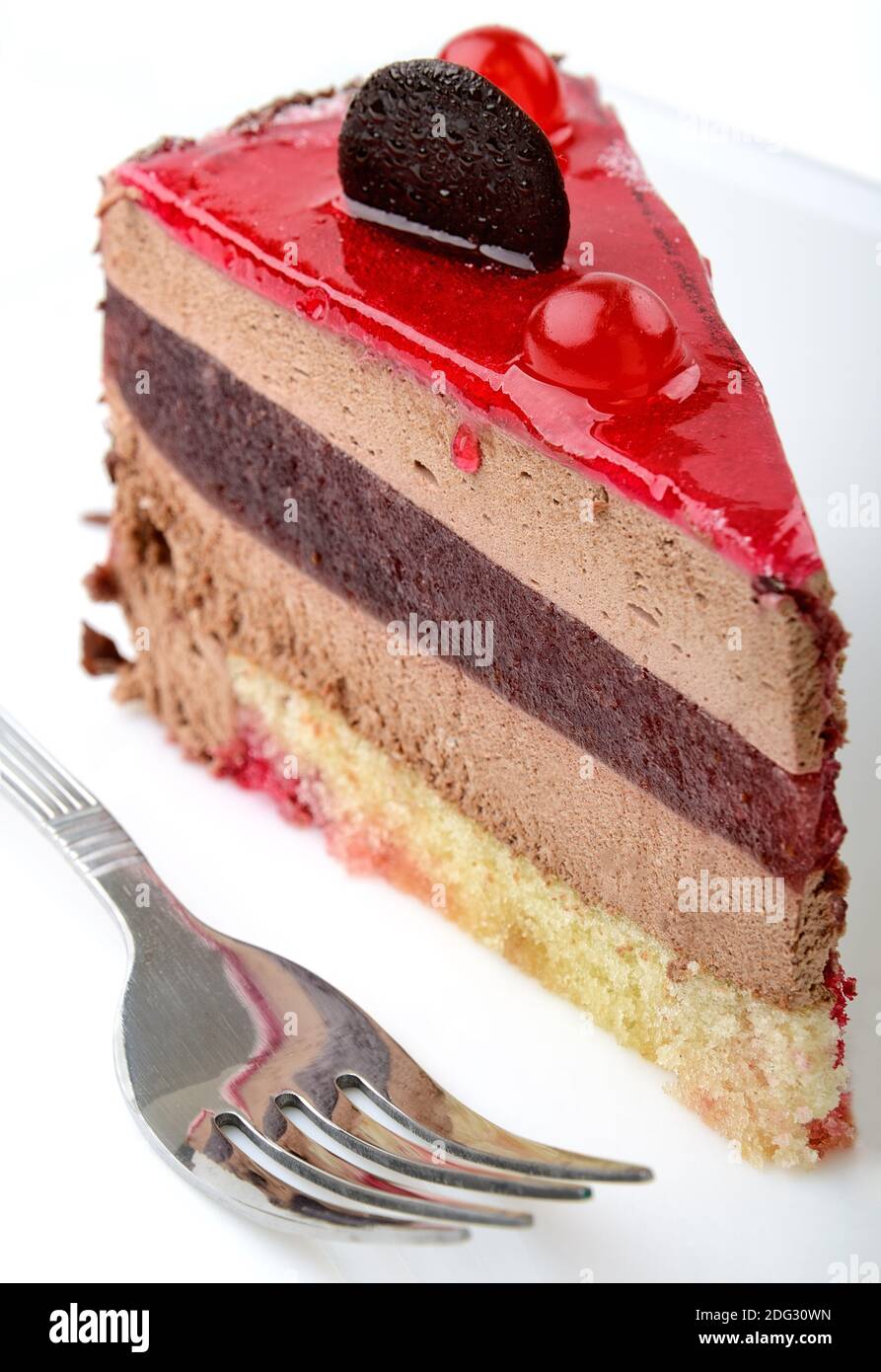 Slice of cake Stock Photo - Alamy