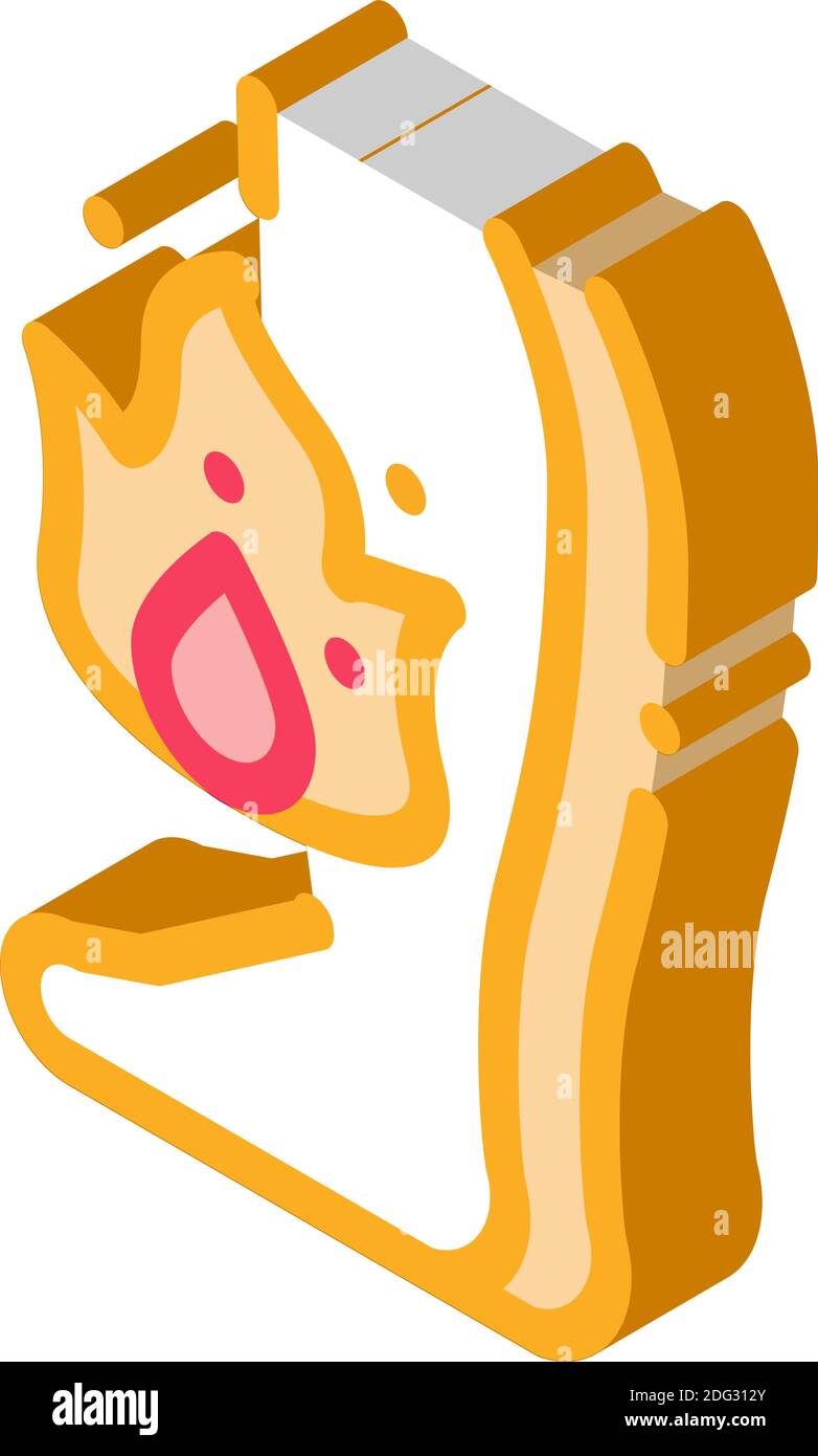 burning pain legs color icon vector illustration Stock Vector Image ...