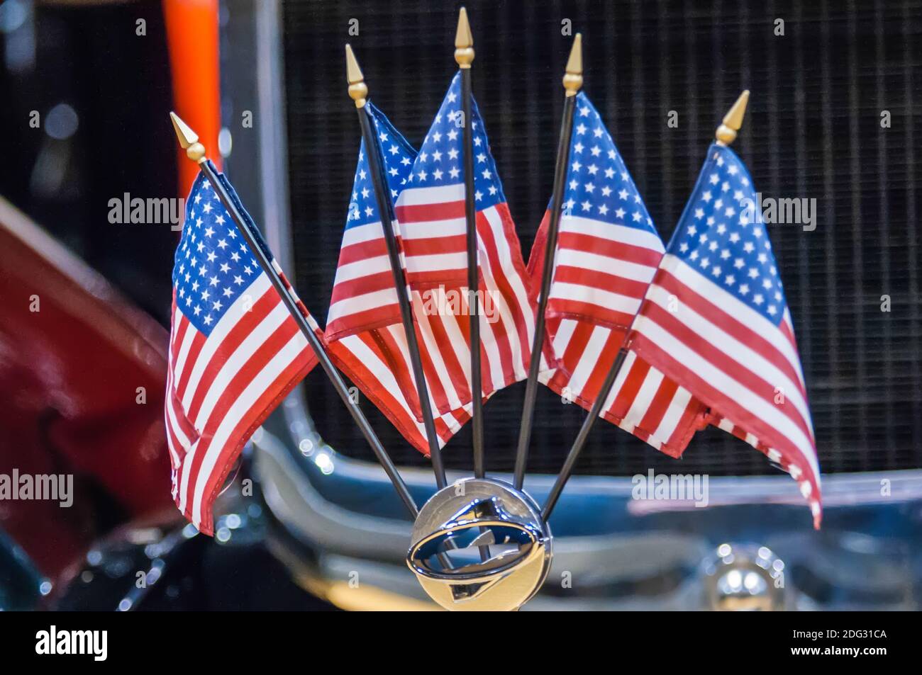 Mini american flag hi-res stock photography and images - Alamy