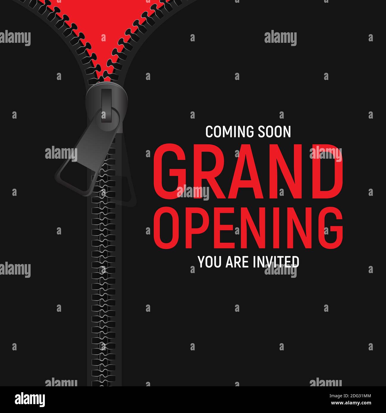 Grand opening concept. Illustration Stock Photo - Alamy