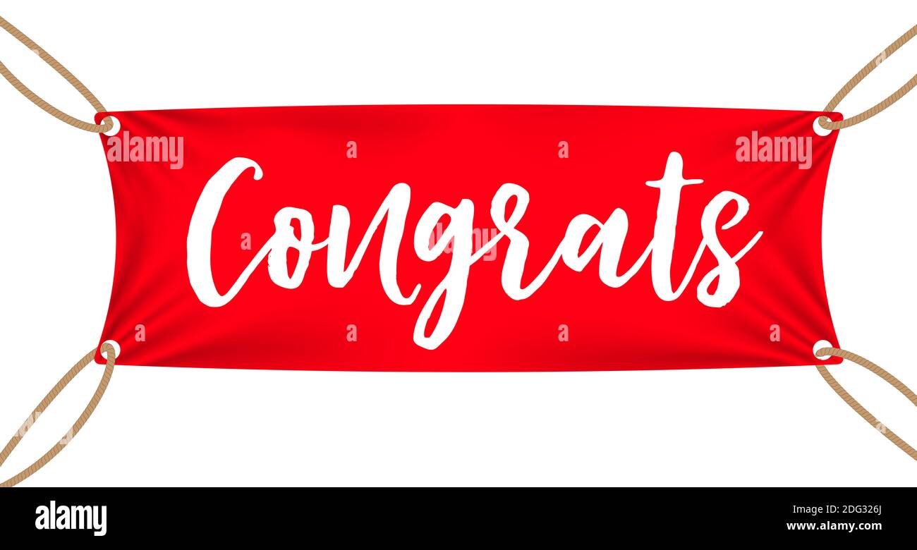 Congratulations design template background. illustration Stock Photo ...