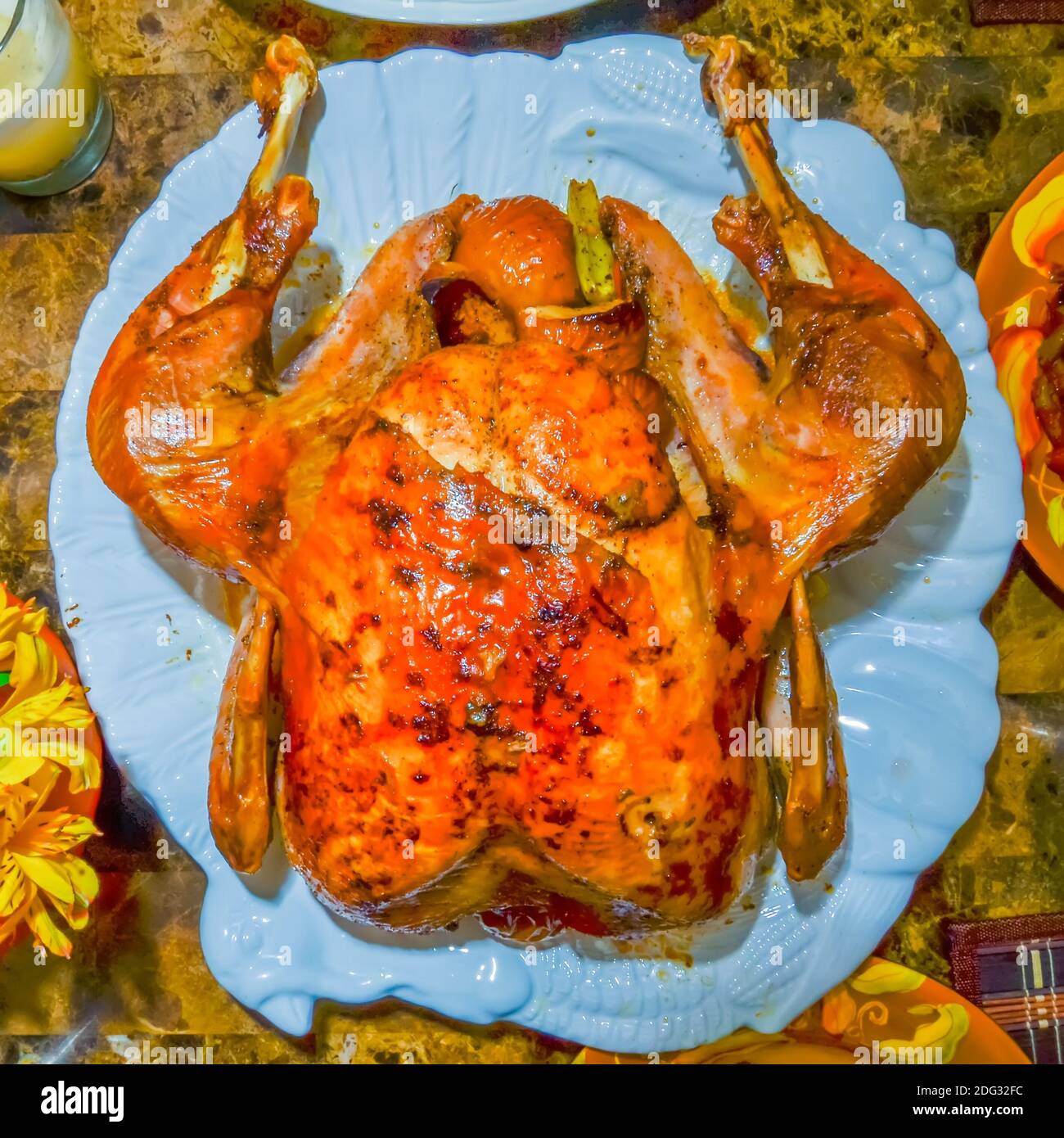Set thanksgiving food turkey hi-res stock photography and images - Alamy
