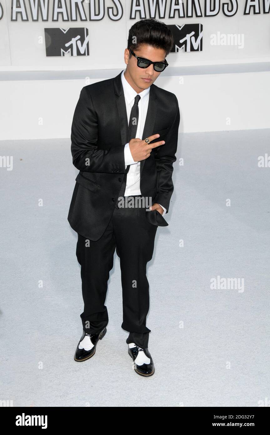 Bruno Mars at 2010 MTV Video Music Awards (MTV VMAs) at the Nokia ...