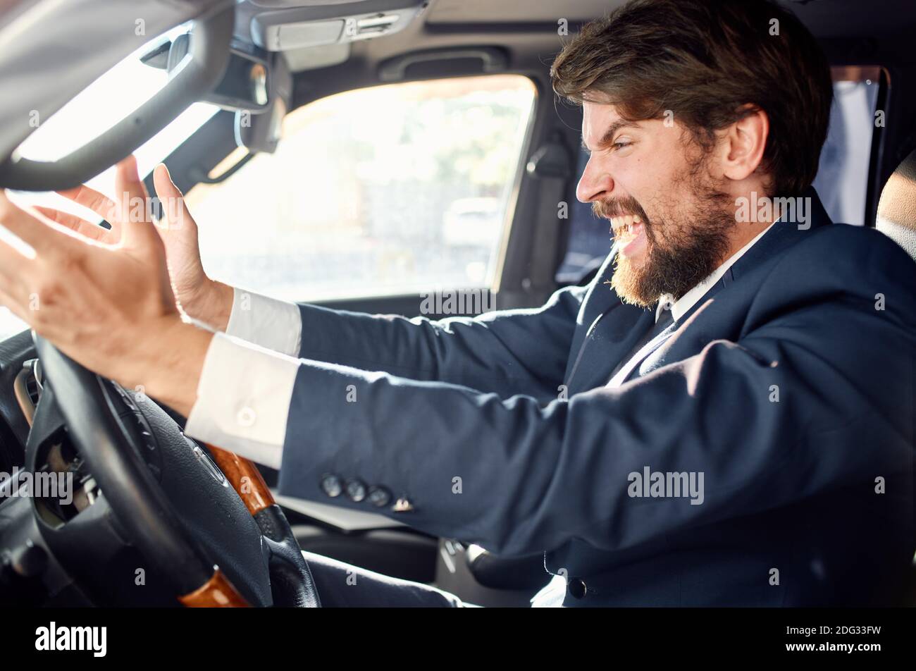 Anger gesture hand car hi-res stock photography and images - Alamy