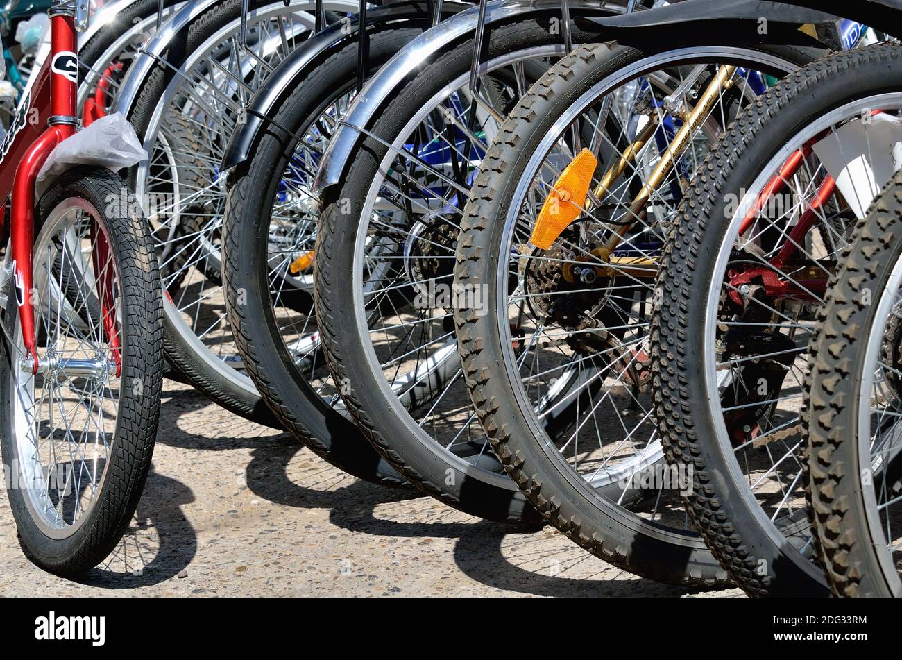 Bicycle wheels hi-res stock photography and images - Alamy