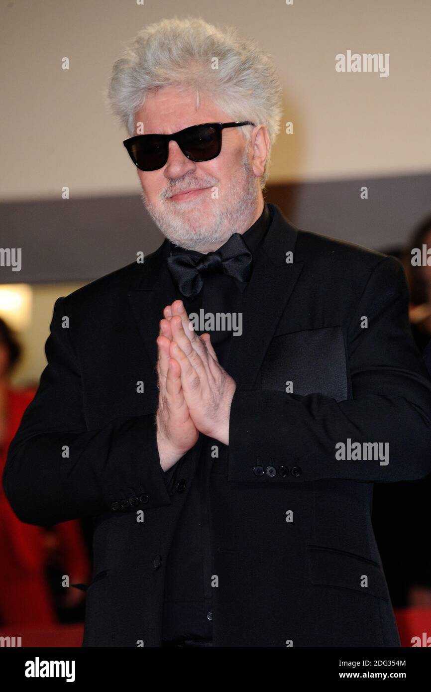 File photo : Pedro Almodovar coming out from the 'Julieta' screening at ...