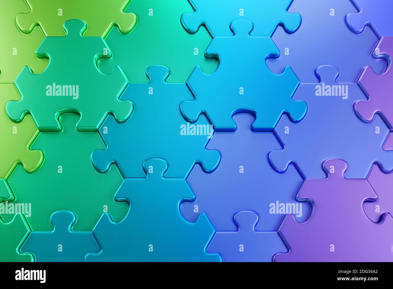 Geometric Pattern of a Jigsaw Puzzle Stock Photo - Alamy