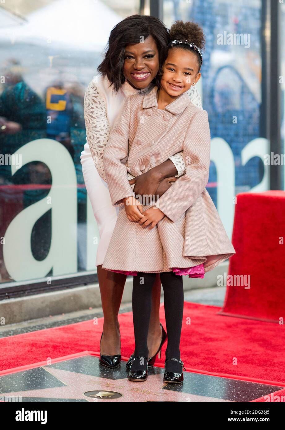 Genesis Tennon attends the ceremony honoring Viola Davis with a Star on ...