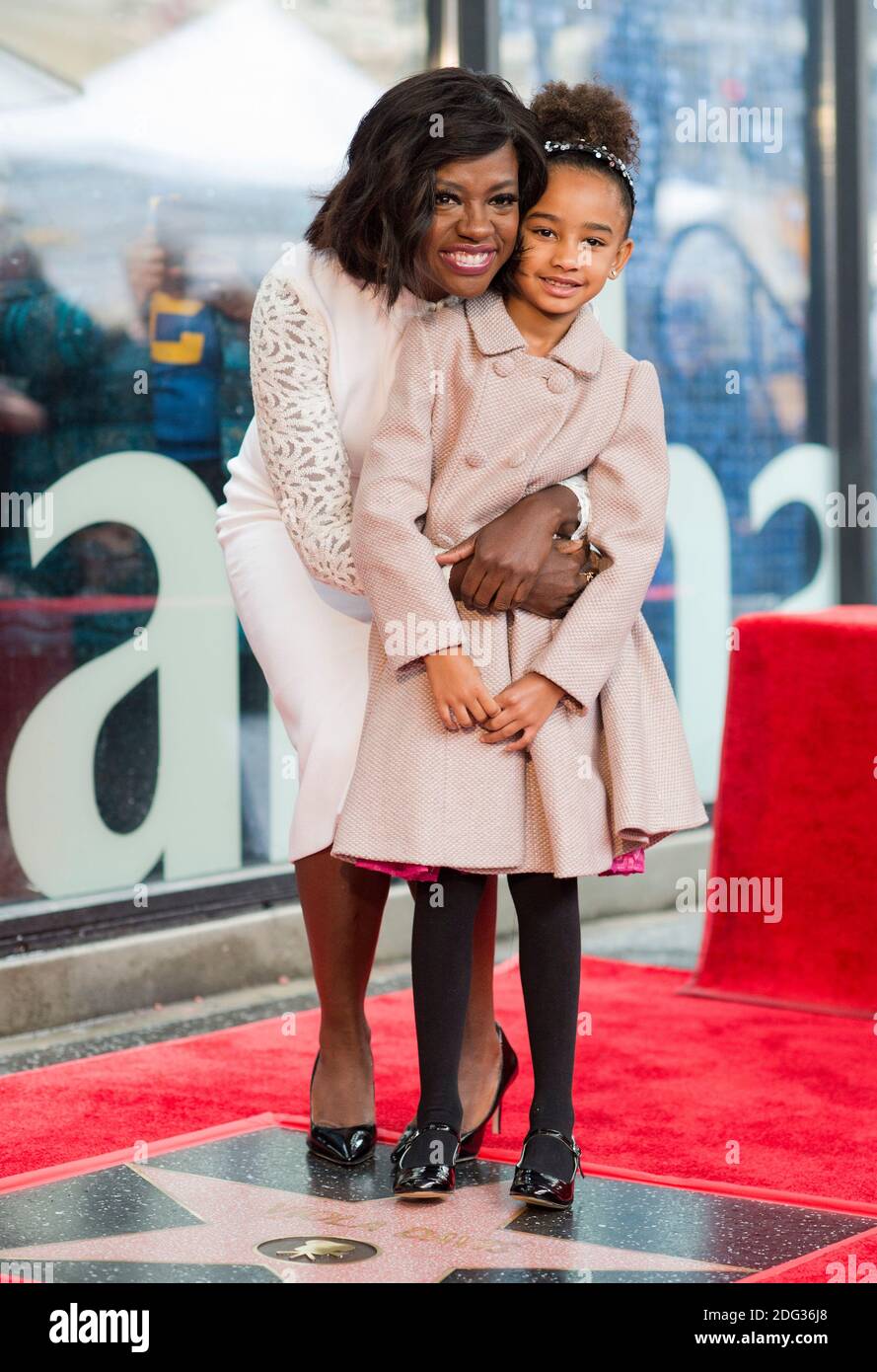 Genesis Tennon attends the ceremony honoring Viola Davis with a Star on ...
