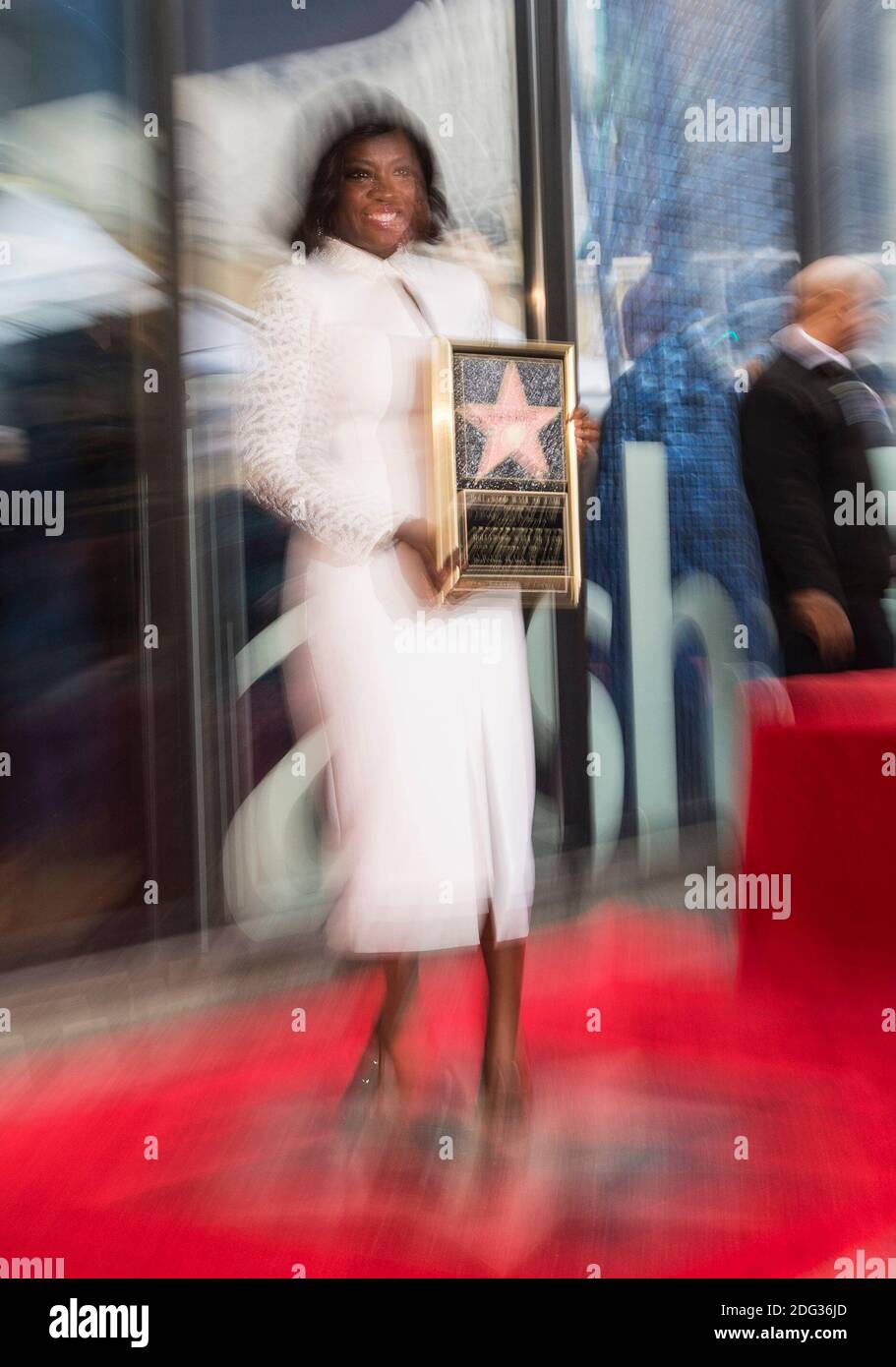 Viola Davis is honored with a Star on the Hollywood Walk of Fame on ...