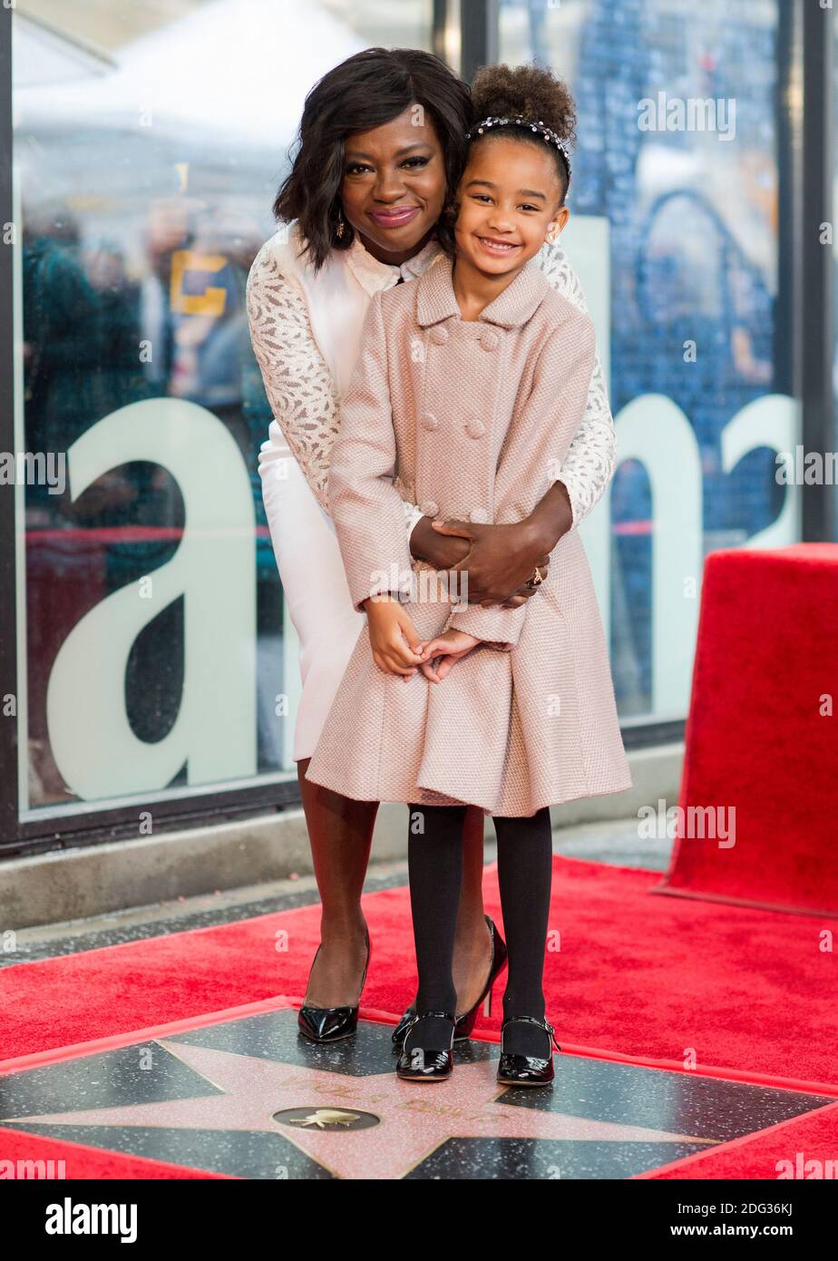Genesis Tennon attends the ceremony honoring Viola Davis with a Star on the Hollywood Walk of ...