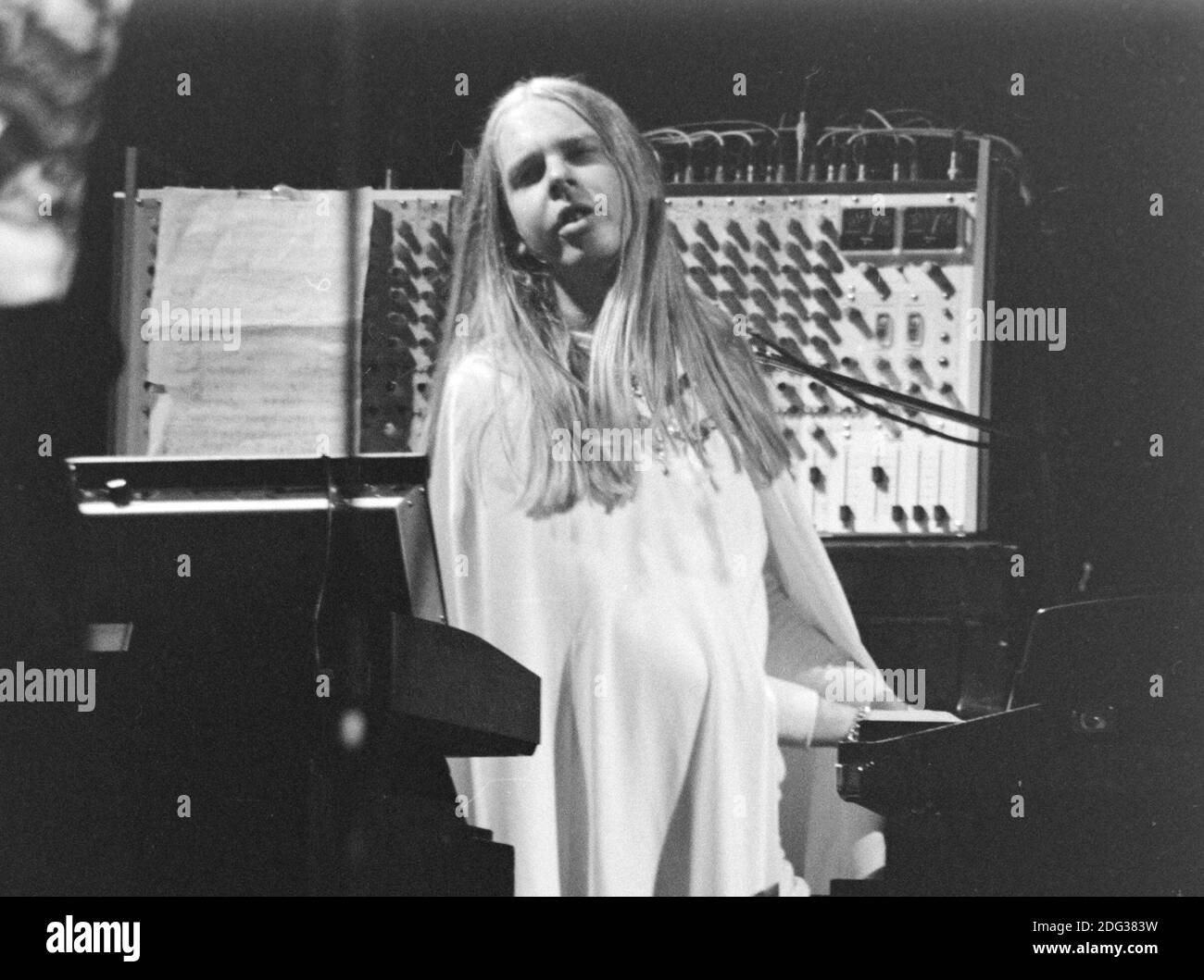 Keyboardist Rick Wakeman performs at the Cleveland Public Auditorium on ...