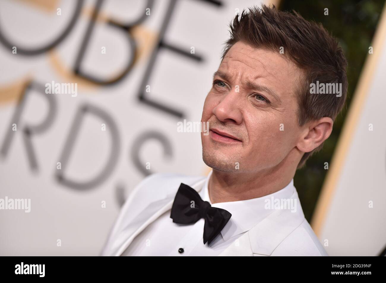 Jeremy Renner attends the 74th Annual Golden Globe Awards at the ...