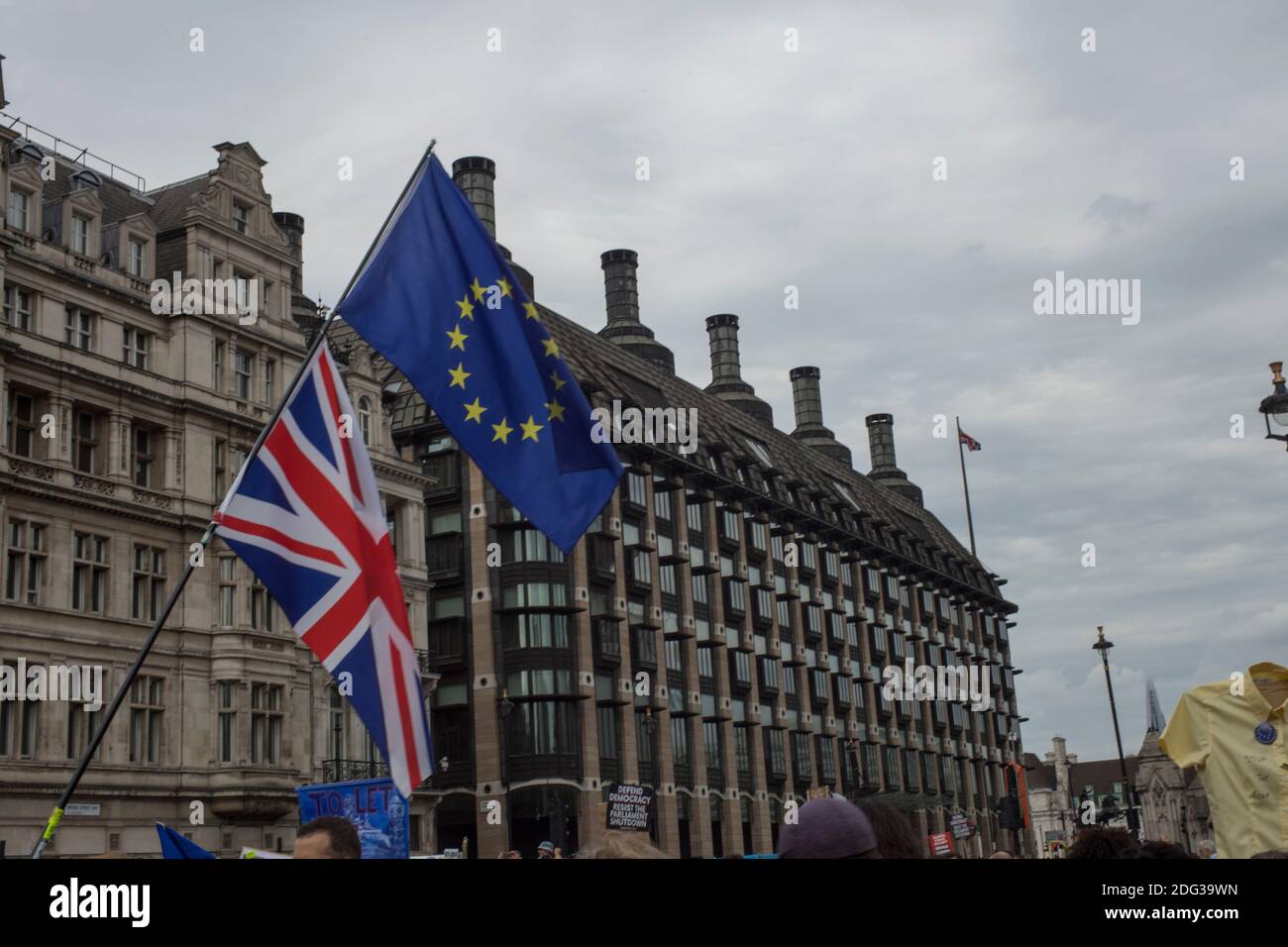 UK and EU Flags Stock Photo - Alamy