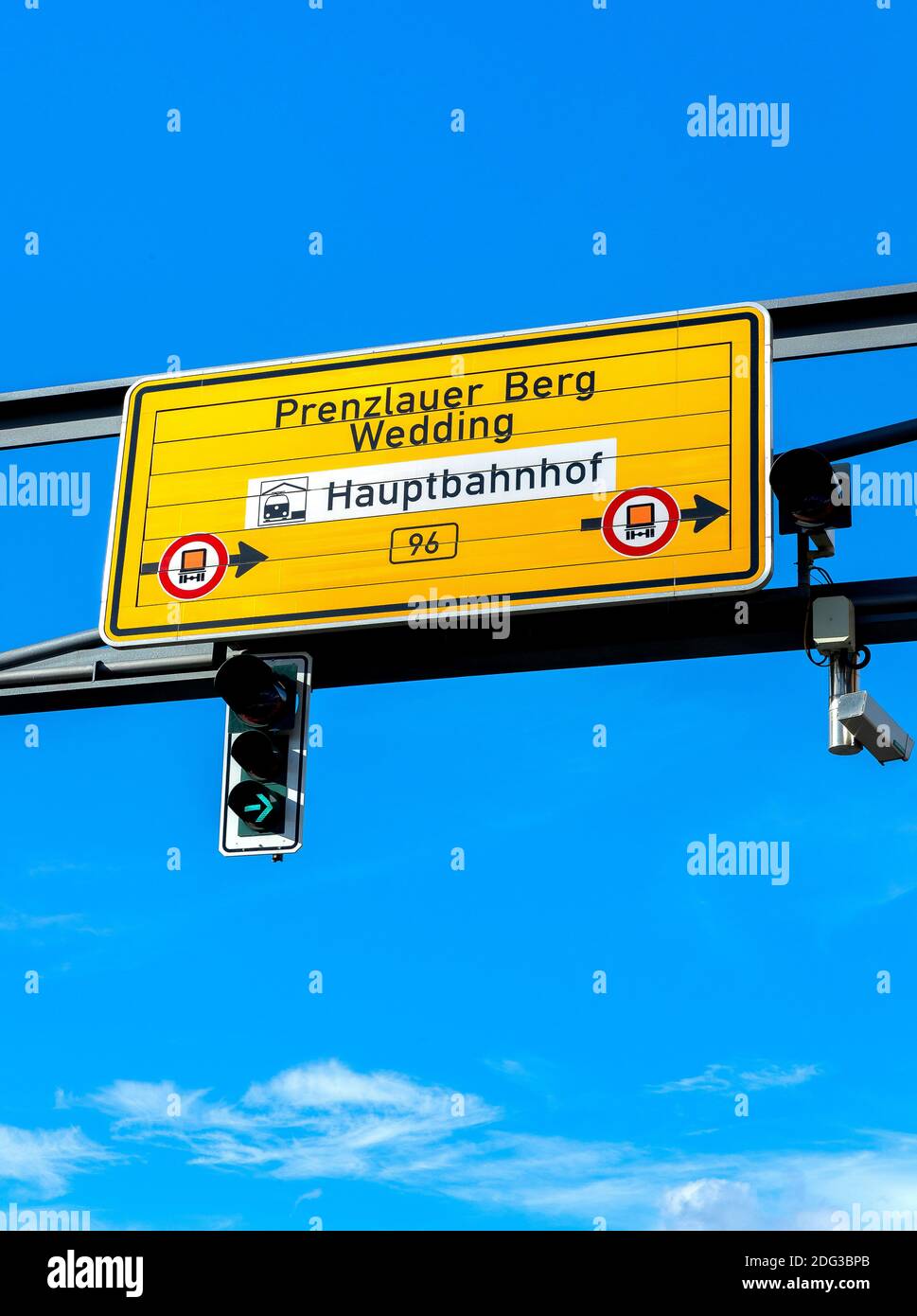 Signposting in Berlin Stock Photo - Alamy