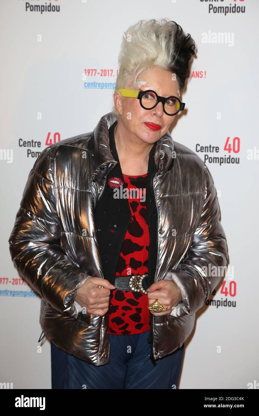 Orlan lors de la soiree des 40 ans du Centre Pompidou, Paris, France le ...