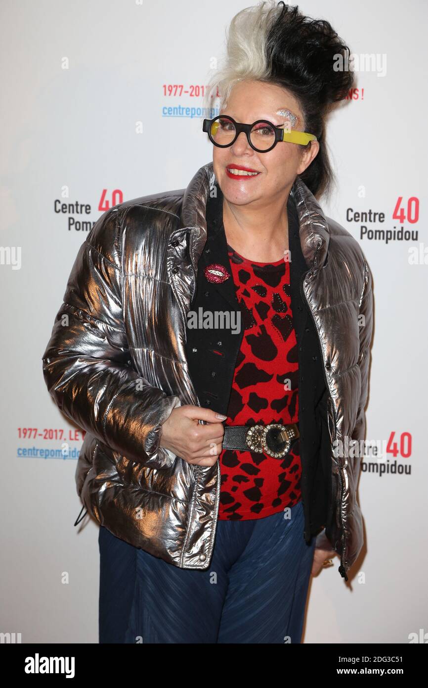 Orlan lors de la soiree des 40 ans du Centre Pompidou, Paris, France le ...